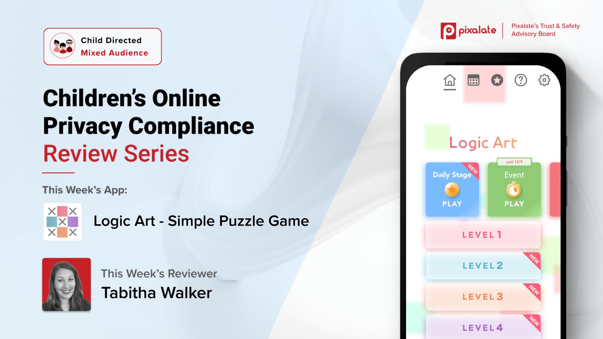 Pixalate's COPPA Manual Reviews: ‘Logic Art - Simple Puzzle Game' and 'Logic Art-Nonogram Puzzle ...